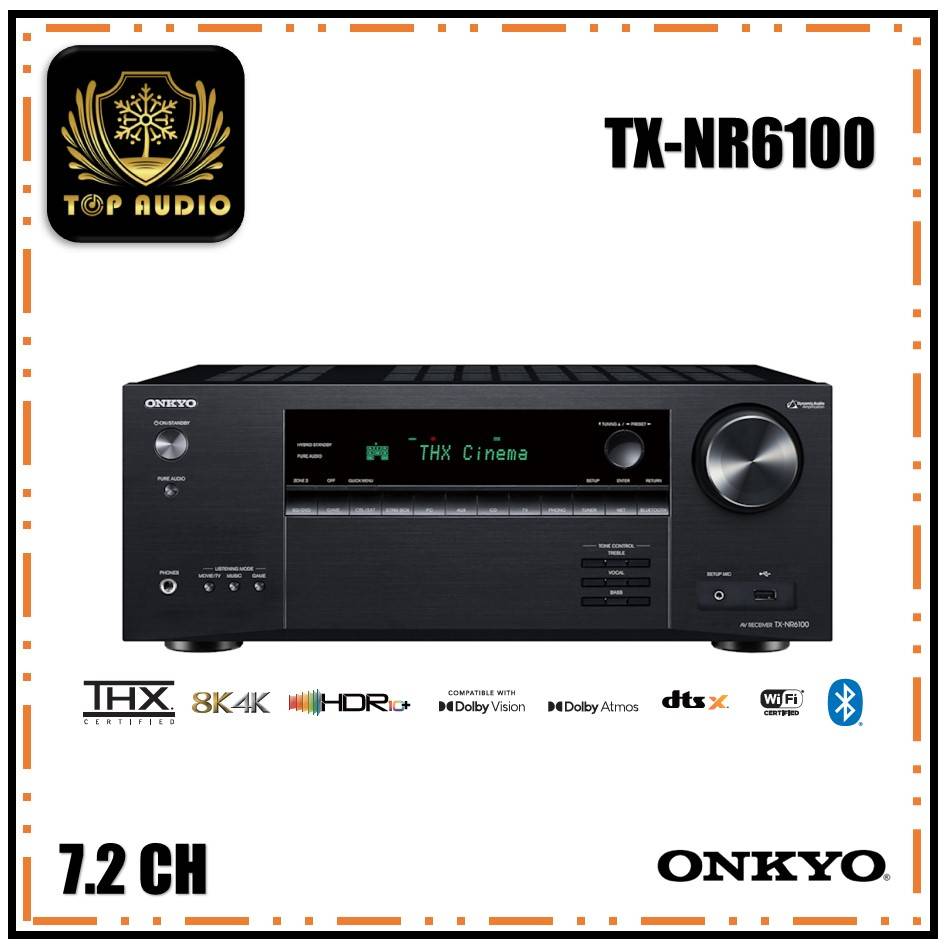 Onkyo TX-NR6100 7.2Ch THX Certified AV Receiver