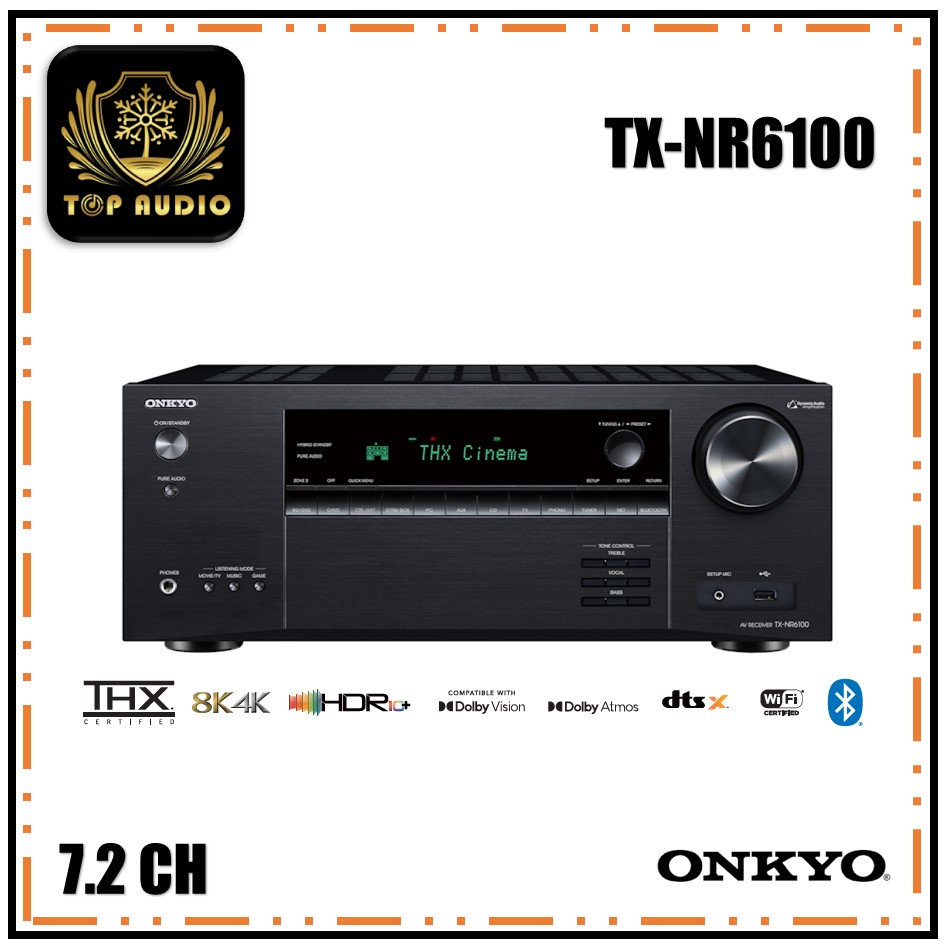 Onkyo TX-NR6100 7.2Ch THX Certified AV Receiver